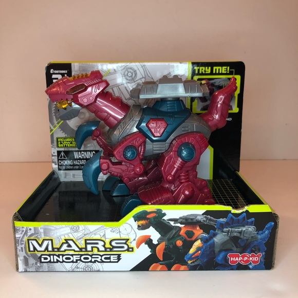 M.A.R.S | Toys | Cybotronix Mars Dinoforce 6 Red Dinosaur With ...